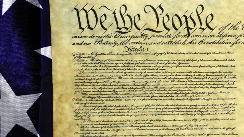 Constitution Of United States Historical Document - We The People Bill ...