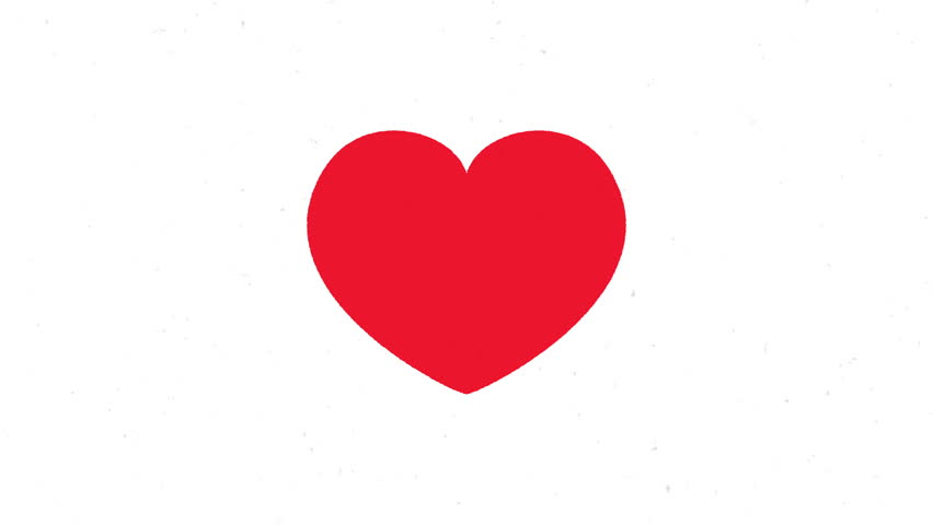 Drawing Heart. Loop Animation. Cartoon arkistovideomateriaali (täysin ...