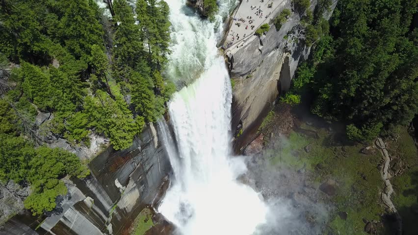 Vernal Falls in Yosemite National Park, California image - Free stock ...
