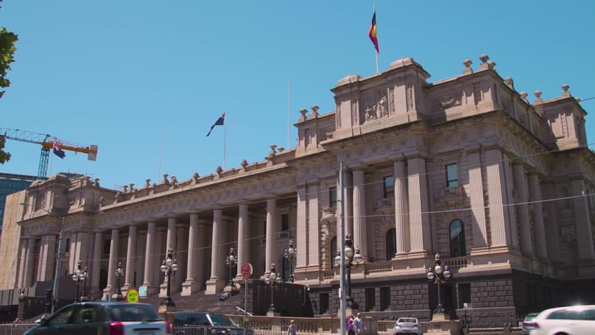 Parliament House in Melbourne, Victoria, Australia image - Free stock ...