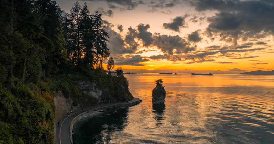 Shoreline Landscape in Vancouver, British Columbia, Canada image - Free ...