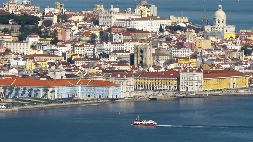 Harbor View from Lisbon, Portugal image - Free stock photo - Public Domain photo - CC0 Images