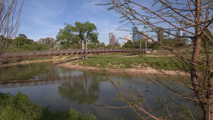 Bayou and Bridges in Houston, Texas image - Free stock photo - Public ...