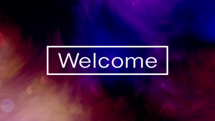 Welcome Title Motion Background Stock Footage Video (100% Royalty-free ...