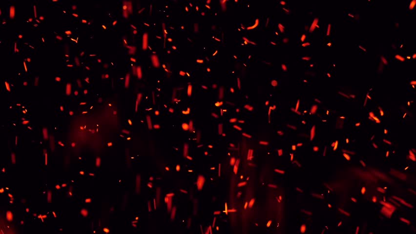 Glowing Red Fire Amber Particles Stock Footage Video (100% Royalty-free ...