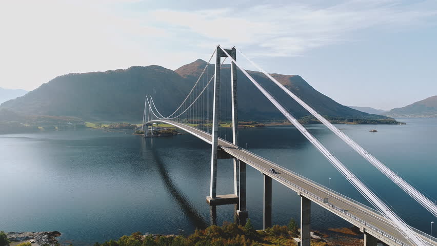 Bridge with dramatic sky and clouds image - Free stock photo - Public ...