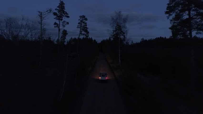 Aerial Drone Tracking Shot of Video de stock (totalmente libre de ...