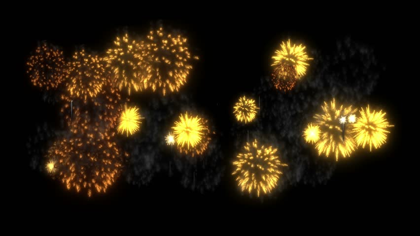 4k Firework. Holidays Fireworks. Render. Stock Footage Video (100% ...
