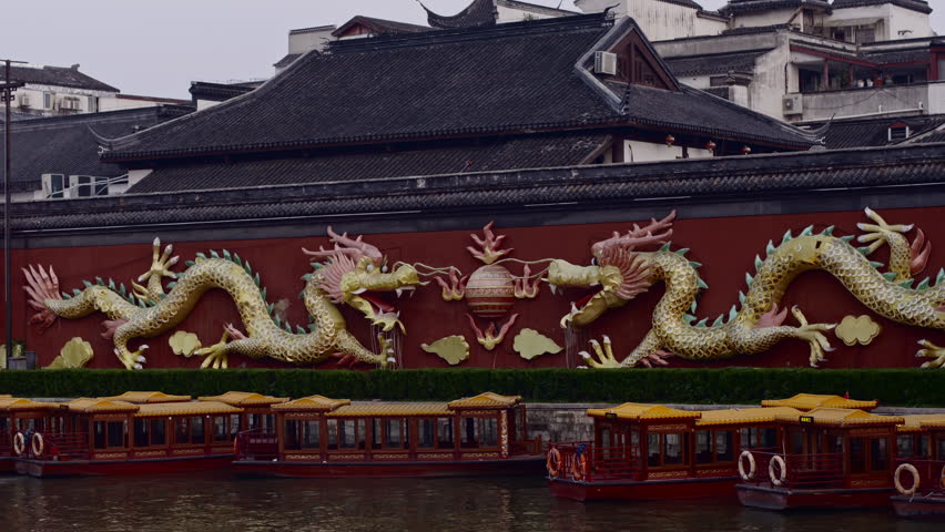 Nanjing from the old city wall in Nanjing, China image - Free stock ...