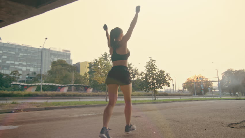 Backshot of a Strong Fitness Stock Footage Video (100% Royalty-free ...