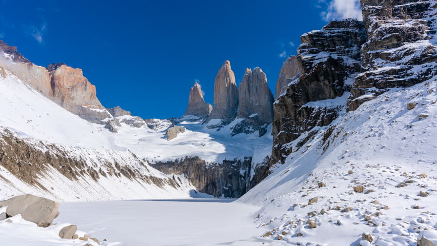 Torres del Paine majestic Landscape in Chile image - Free stock photo ...