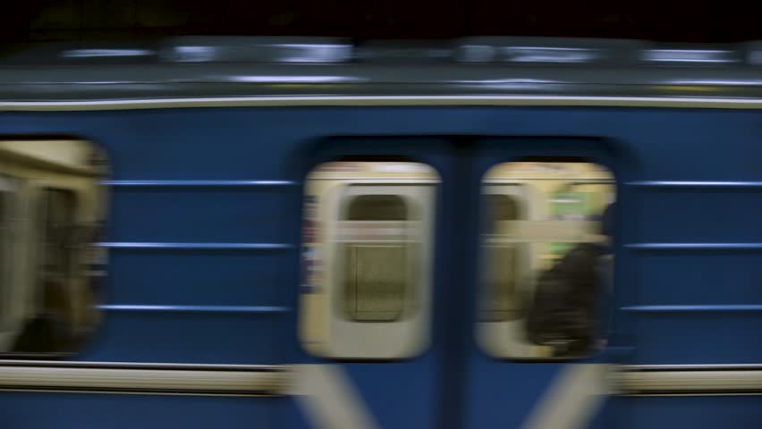 Cinemagraph - Blue Subway Train Stock Footage Video (100% Royalty-free ...