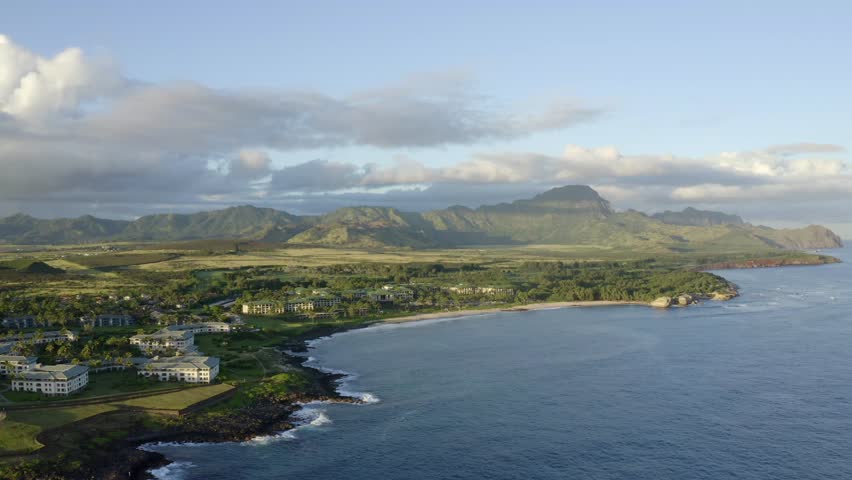 Poipu Beach landscape in Poipu, Hawaii image - Free stock photo ...