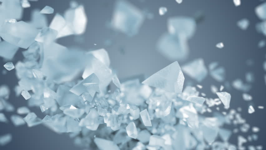 Ice Cube Explosion in Slow Stock Footage Video (100% Royalty-free ...