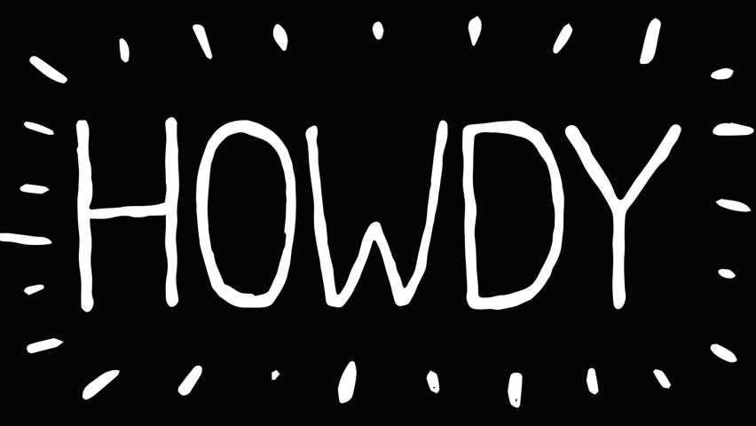 Hello Letters Scribble Animation Doodle Stock Footage Video (100% ...