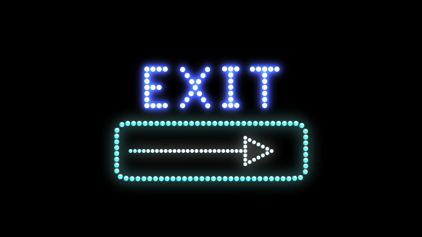 Exit sign with arrow image - Free stock photo - Public Domain photo ...