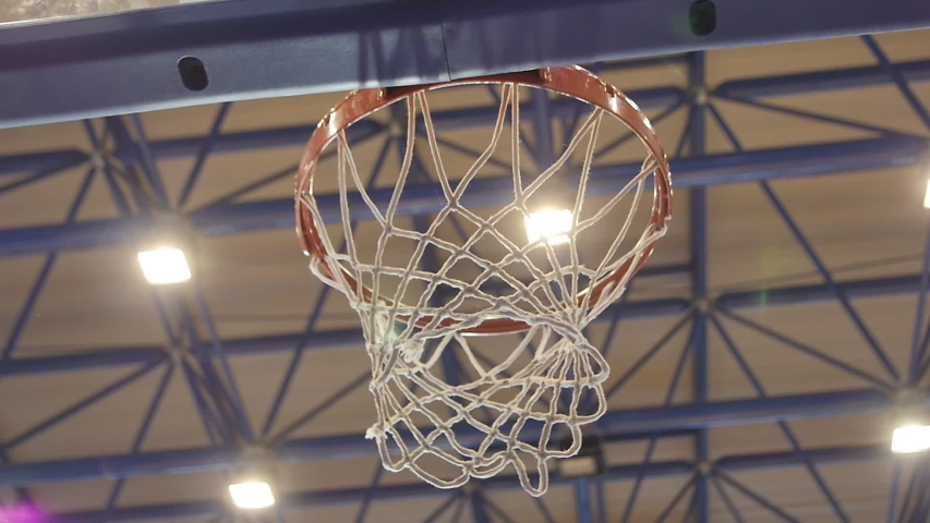Basketball going into the hoop image - Free stock photo - Public Domain ...