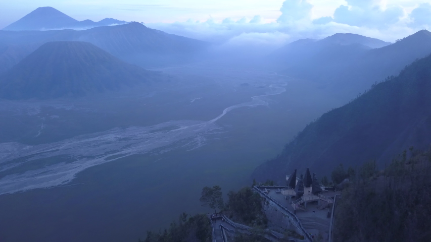 Landscape of Mount Bromo on the Island of Java, Indonesia image - Free ...