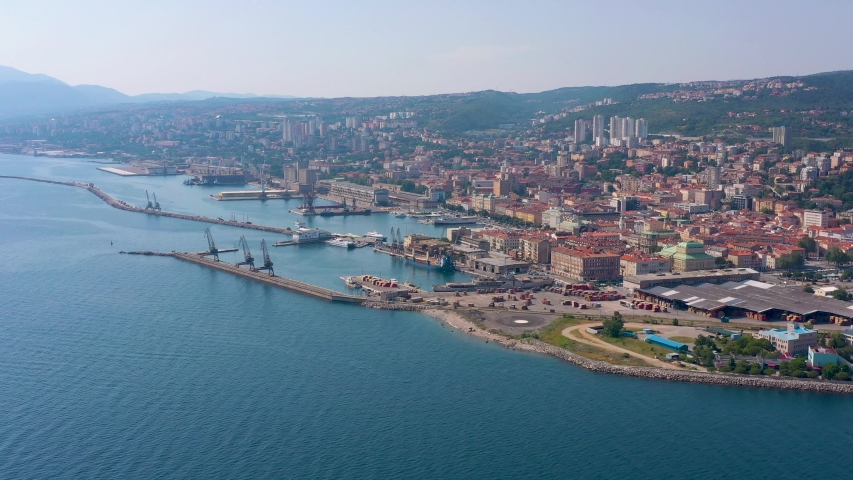 Cityscape and Sea landscape in Rijeka, Croatia image - Free stock photo ...