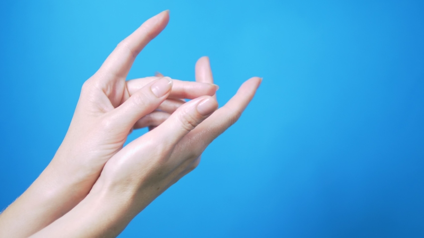 Gentle Female Hands with Natural Stock Footage Video (100% Royalty-free ...