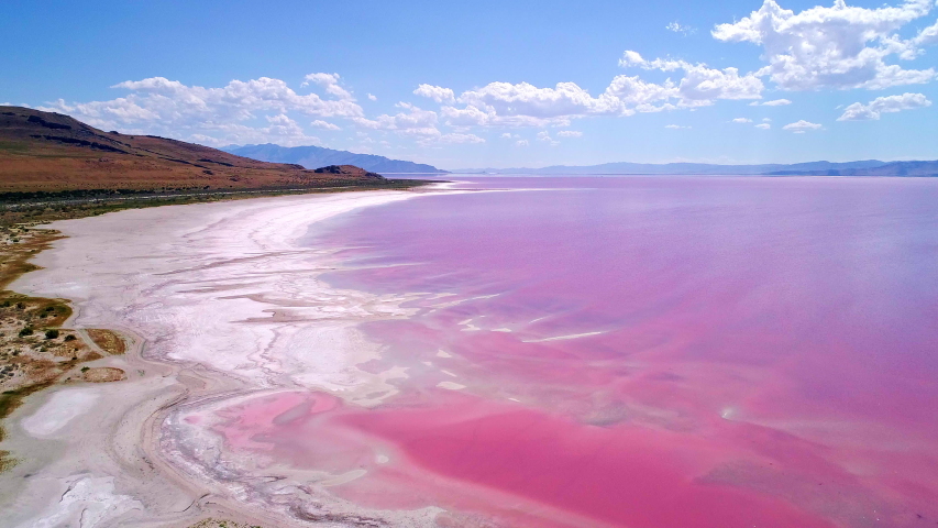Landscape Of The Great Salt Lake Utah Image Free Stock Photo