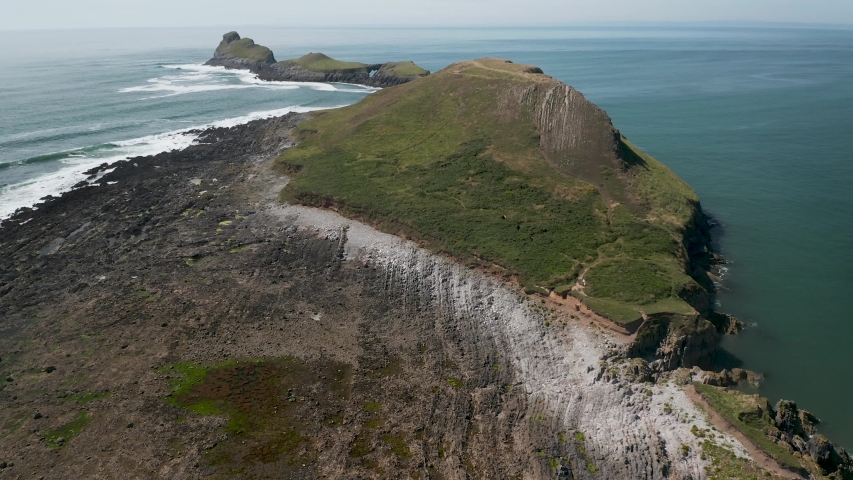 Cliffs on the Welsh Coastline image - Free stock photo - Public Domain ...