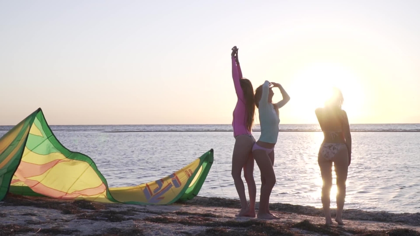 pretty-girl-standing-on-the-beach image - Free stock photo - Public ...