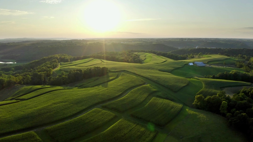 Sunrise in Nebraska landscape image - Free stock photo - Public Domain ...