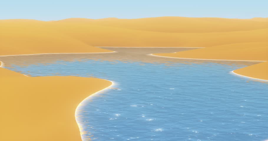 4k Shine River Flowing in Stock Footage Video (100% Royalty-free ...