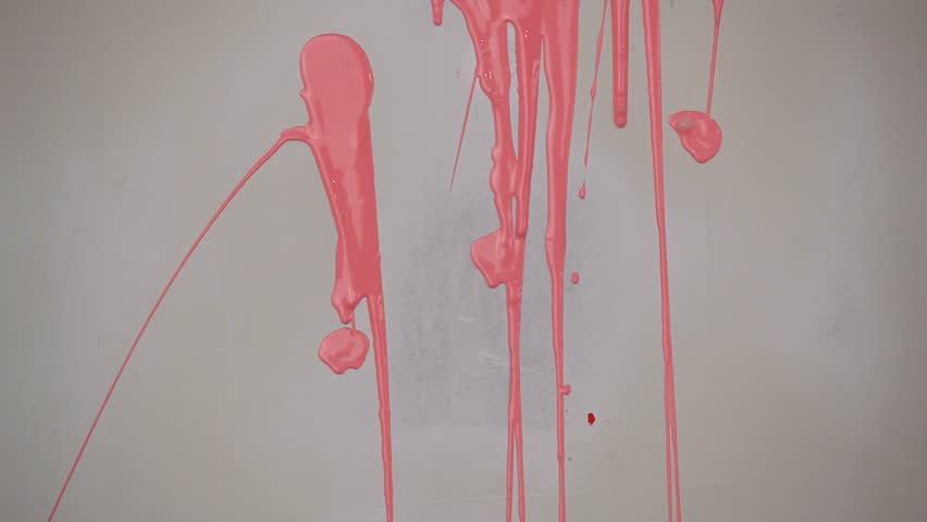 Pink Paint Drips Background for Stock Footage Video (100% Royalty-free ...