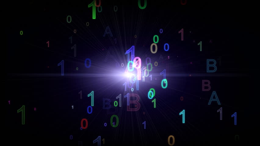 Maths Equations Appearing On Galactic Background And Zooming In ...