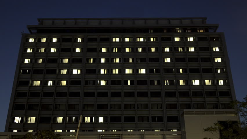 4K 30p Big Hospital Building Day Exterior Windows,timelapse.Exterior ...