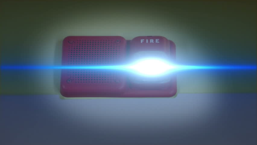 Fire Alarm Ringing with Blue Video de stock (totalmente libre de ...