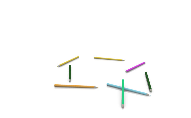 3d Animation of Pens and Stock Footage Video (100% Royalty-free ...