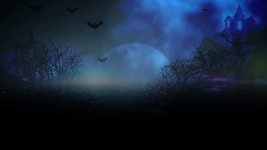 Animated Stylish Background Useful For Halloween,spooky, Scary, Haunted ...