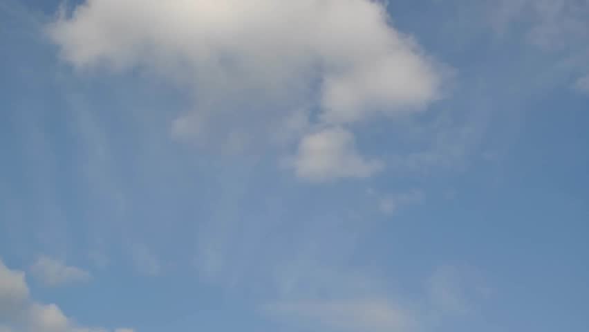 Clear Blue Sky; Time Lapse Stock Footage Video (100% Royalty-free ...