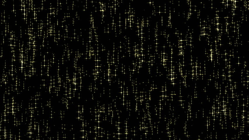 Stock video of gold decoration stars. falling stars background discreet ...