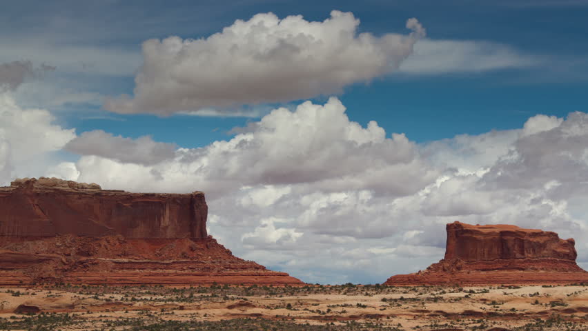 The Amazing Rock Structures At Canyonlands, Utah, Usa Filmati e video d ...