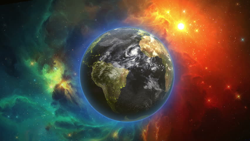 Earth Clean Destroy Transformation Background Stock Footage Video ...