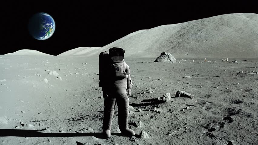Astronaut Backflip On The Moon 스톡 동영상 비디오 12284828 | Shutterstock