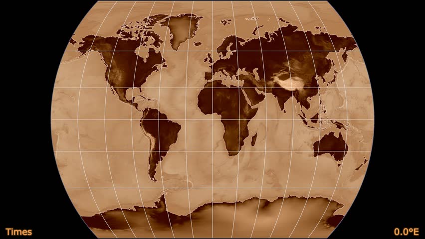 Old World Map Morph To New World Map. Alpha Stock Footage Video 583099 ...