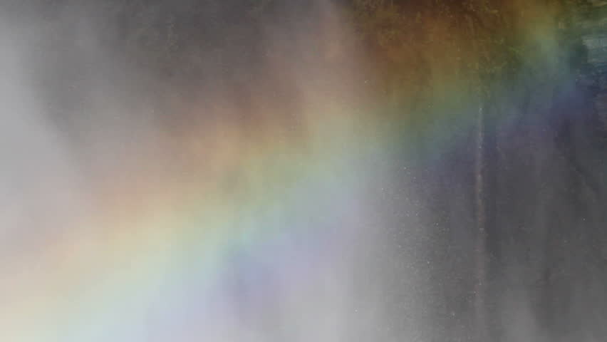 Rainbow in Spray from Hydro Stock Footage Video (100% Royalty-free ...