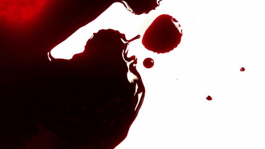 Blood Drop Falls On The Floor. Macro Shot. Стоковые футажи для видео ...