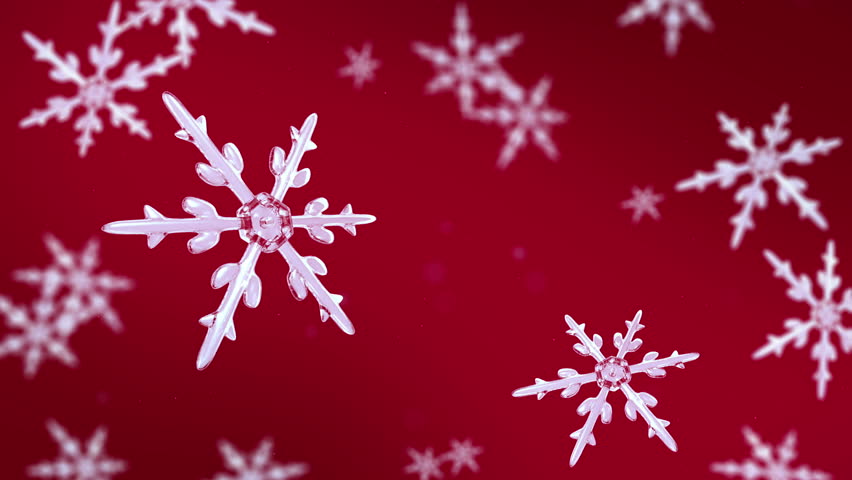 Stock video of ice crystal snowflakes of overlay background | 12732983 ...