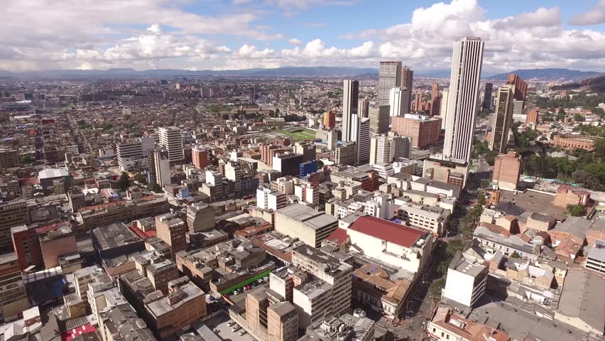 Bogota - Colombia Aerial View Stock Footage Video (100% Royalty-free ...