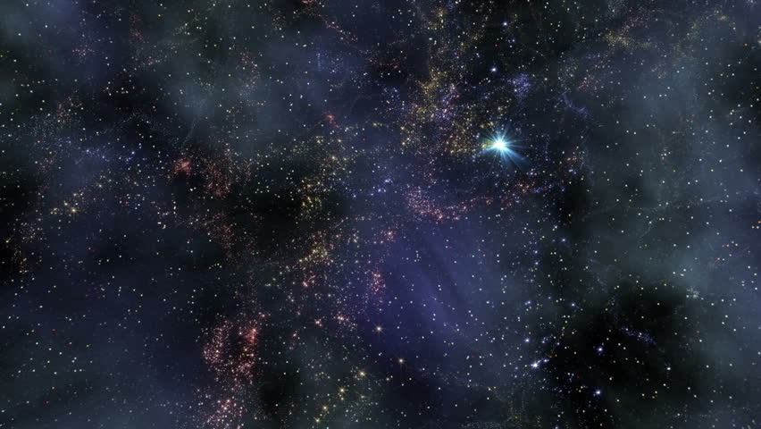 Space Travel (seamless Loop): Computer Generated Sequence Traveling ...