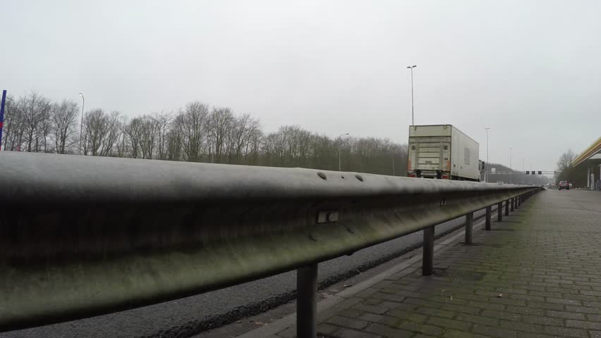 Road Guard Rail Stock Footage Video 17168236 | Shutterstock