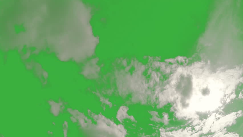 Little Smoke Whit Wind Green Screen 25 Fps Animation Stock Footage ...