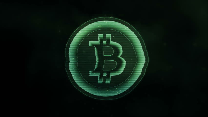 Golden Spinning Loopable Bitcoin Animation - Cryptography Digital ...