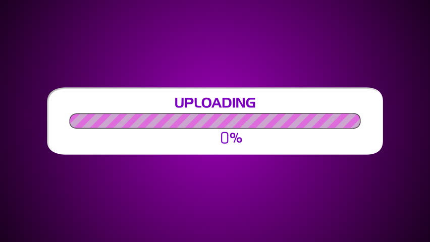 Uploading Computer Screen Graphic Animation. วิดีโอสต็อก (ปลอดค่า ...